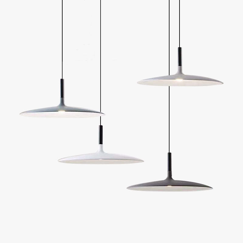 Pendant Light Pan Plate Shape Industrial Study | Letslighting