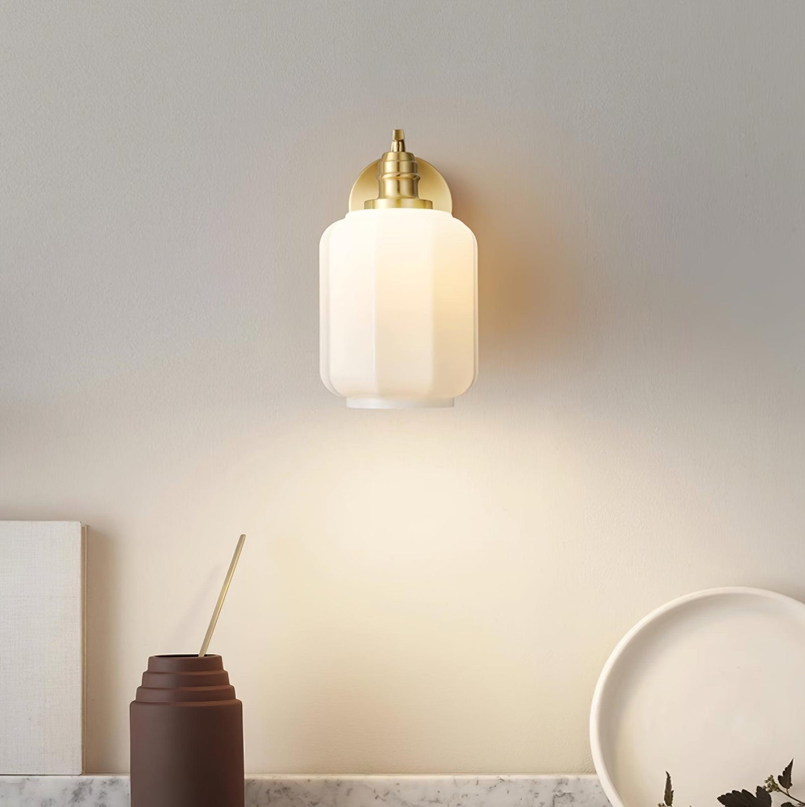 Wall Lamp Classic Glass Bedroom Living Room | Letslighting