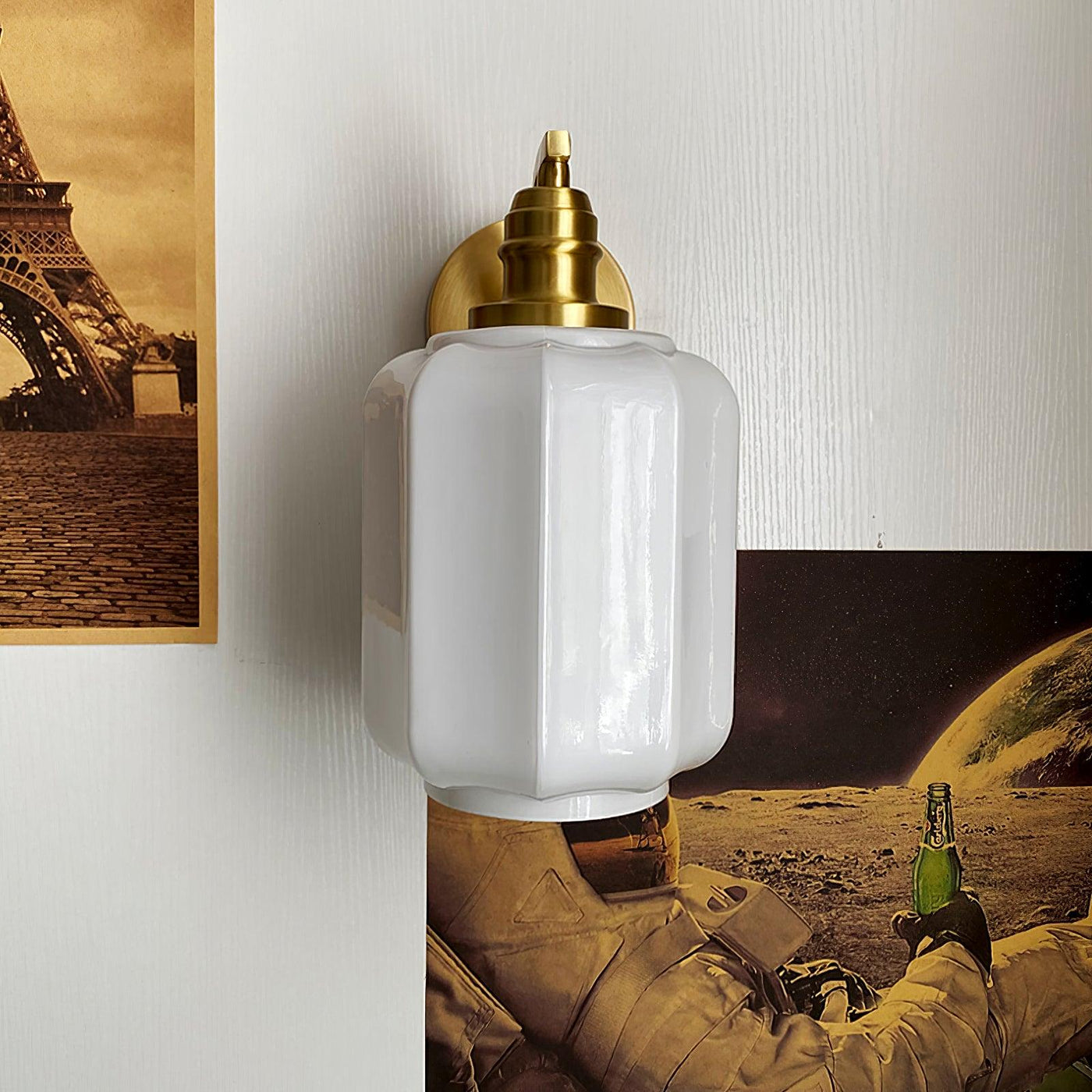 Wall Lamp Classic Glass Bedroom Living Room | Letslighting