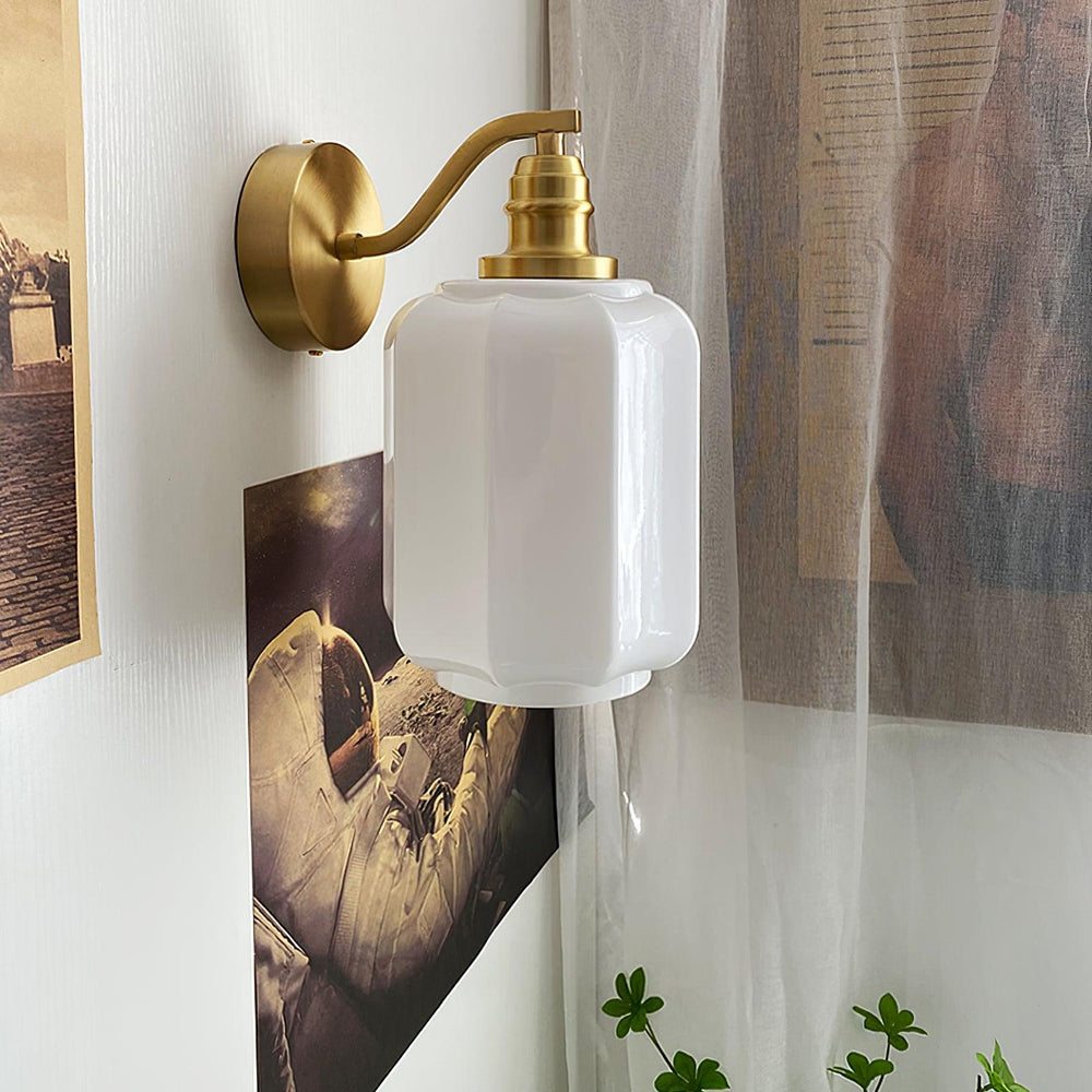 Wall Lamp Classic Glass Bedroom Living Room | Letslighting
