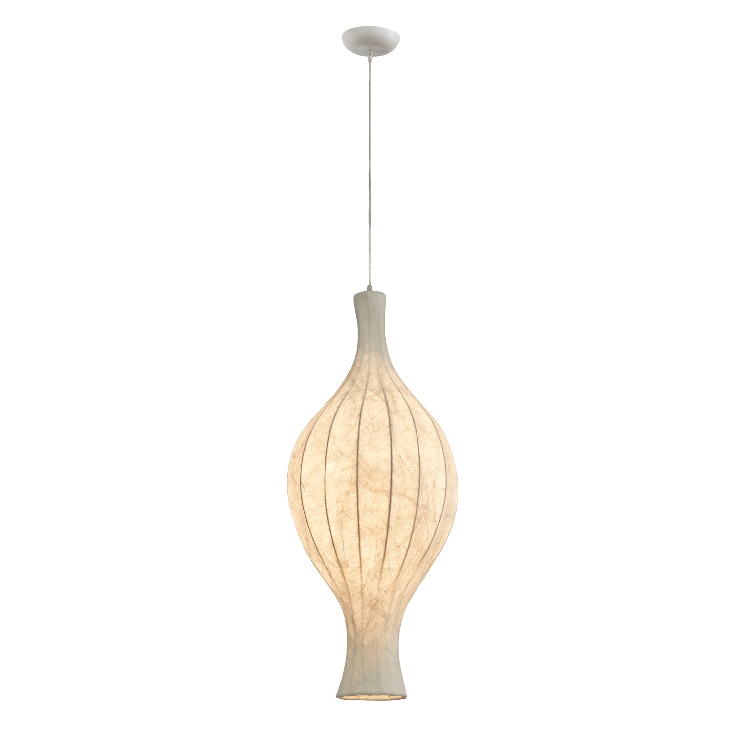 Pendant Light Mulberry Silk Organic Living Room | Letslighting