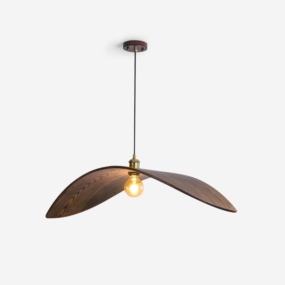 Pendant Lamp Libelle Wood Wing & Natural Ambiance Elegant | Letslighting