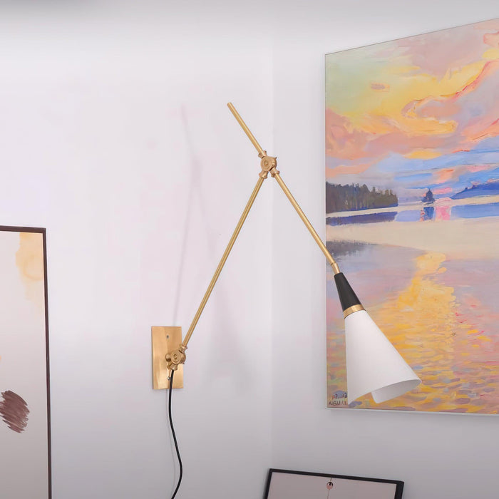 Wall Lamp Modern Minimalist Plug In Living Room | Letslighting