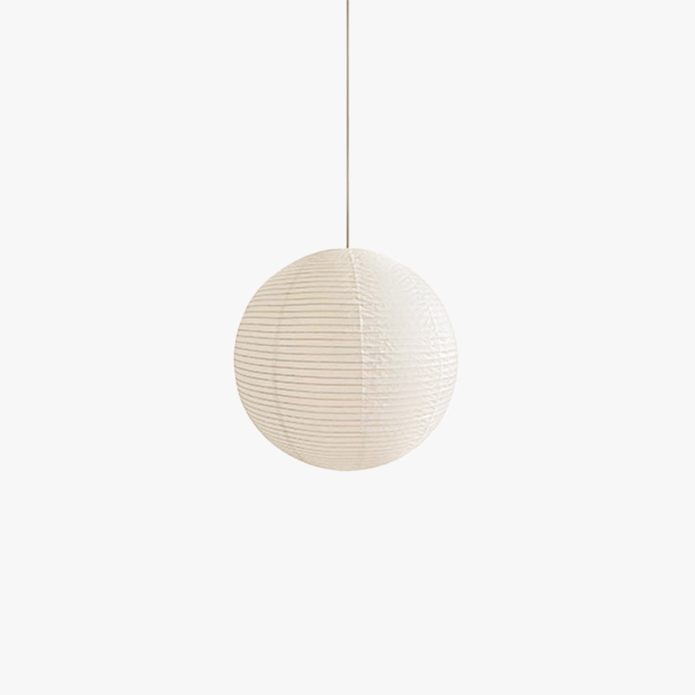 Minimalism Spherical Paper Pendant Light Bedroom | Letslighting